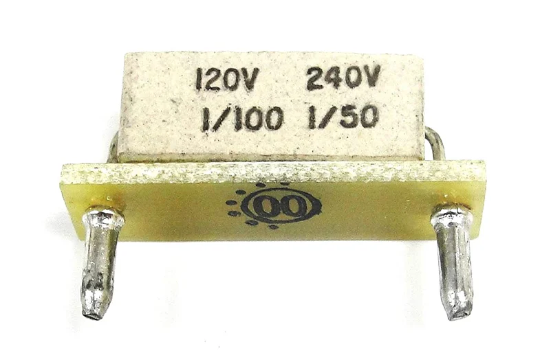 9885, BULK RESISTOR KIT (50PCS) 1 Ohm ARMATURE 1/100-1/50HP 90-130VDC ...