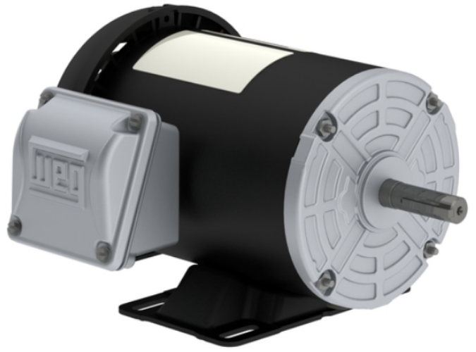 TF.75404W01DOE, Rolled Steel Premium Efficiency 0.75Hp 1760 Rpm 4P 56 ...