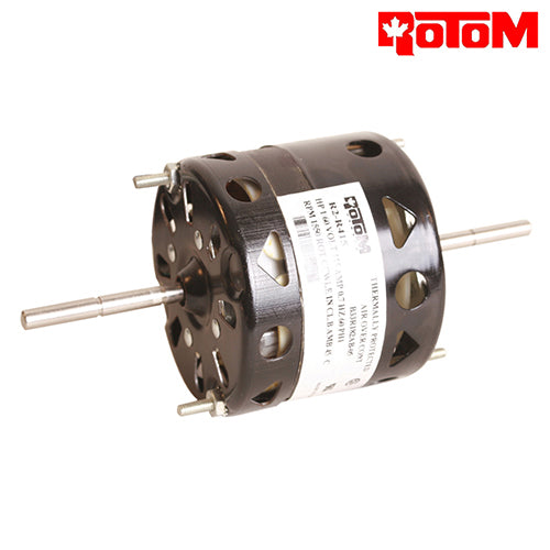 R2-R415, MOTOR 1/65HP VENTILATION FAN & BLOWER 3.3" DIA. DOUBLE SHAFT ...